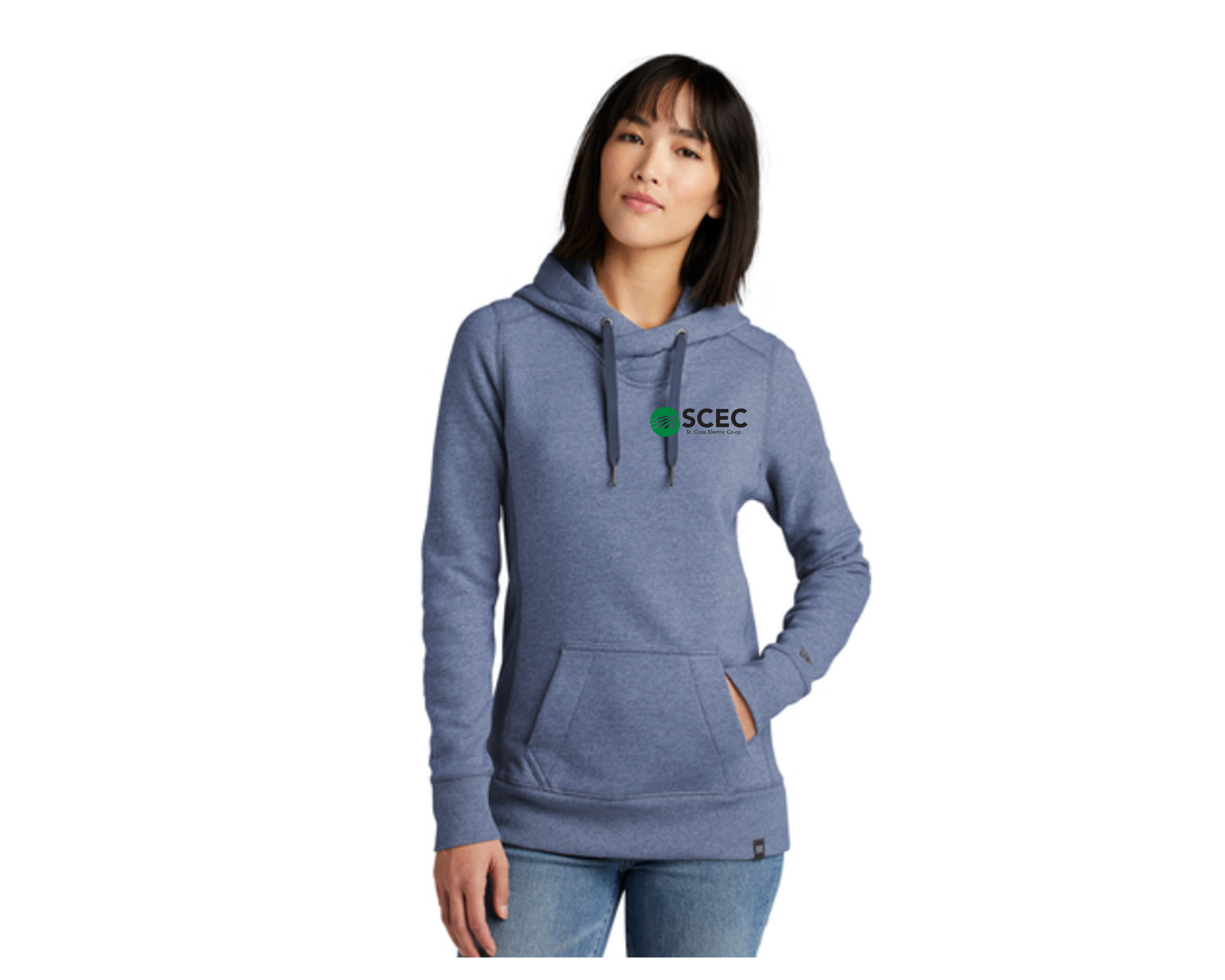 St Croix Electric New Era® Ladies French Terry Pullover Hoodie | St ...